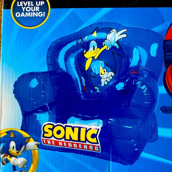 Sakar | Other | Sonic The Hedgehog Inflatable Gamer Chair No Headset ...
